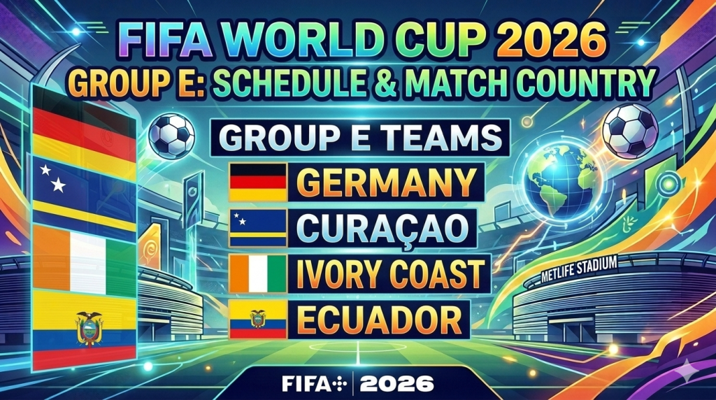 FIFA World Cup 2026 Group E: Schedule, Match Dates, Venues, Broadcast ...