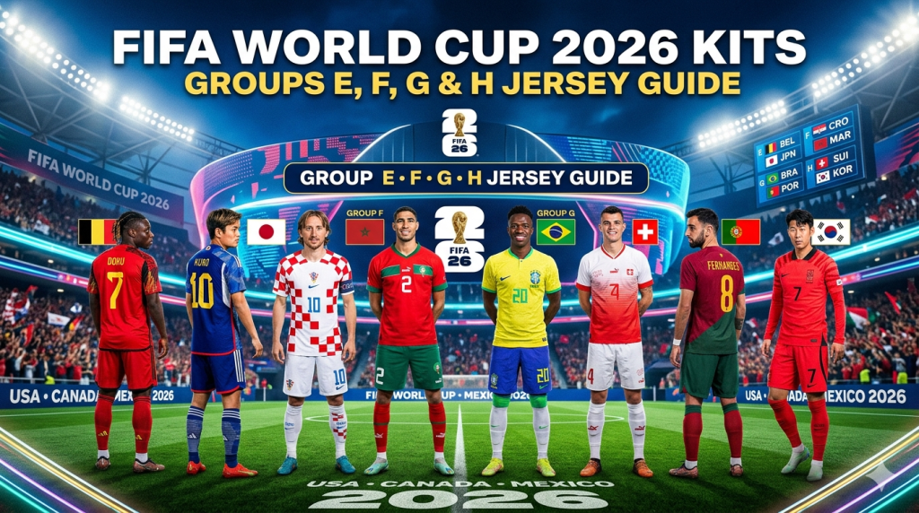 FIFA World Cup 2026 Kits: Groups E, F, G, and H Jersey Guide! - Khas Press