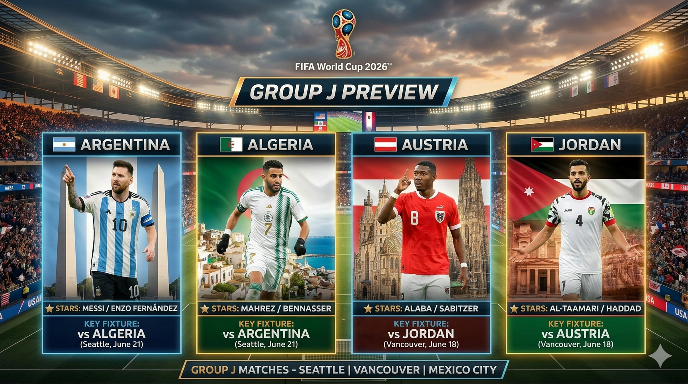 FIFA World Cup 2026 Group J: Schedule, Match Dates, Venues, Broadcast ...