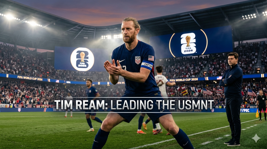 Tim Ream Named USMNT Captain for 2026 World Cup by Mauricio Pochettino ...