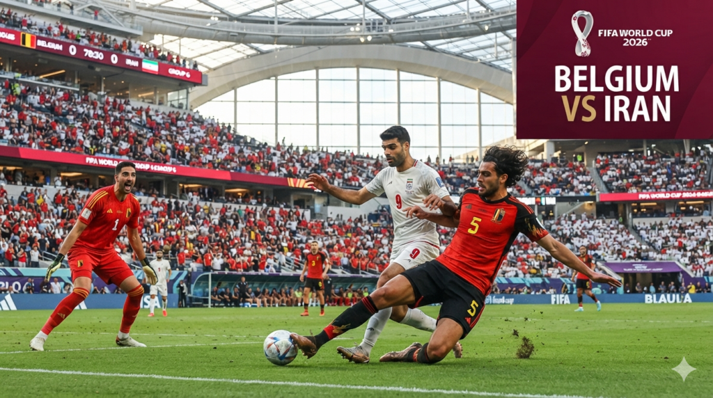 FIFA World Cup 2026: 10-Man Belgium Hold Iran to Thrilling 0-0 Draw ...