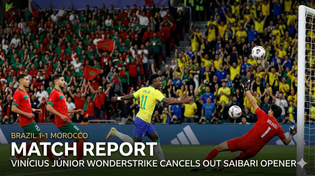 Brazil vs Morocco 1-1: Full Match Highlights & Reactions | FIFA World ...