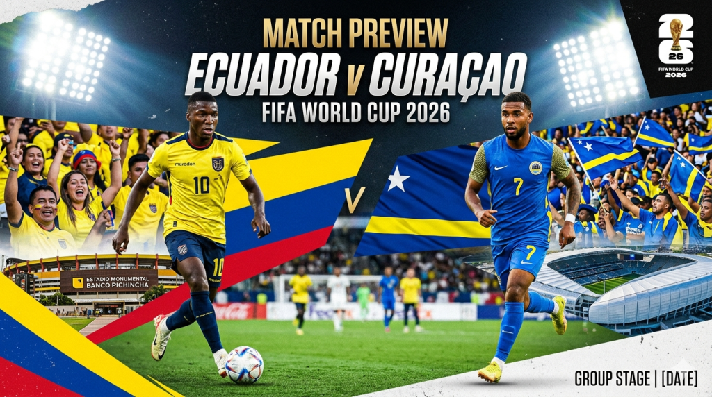 FIFA World Cup Ecuador vs Curaçao 2026: Schedule, Kickoff Time, Venues ...