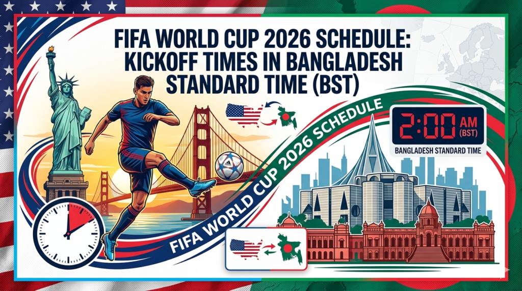 FIFA World Cup 2026 Schedule: Match Kickoff Times in Bangladesh ...