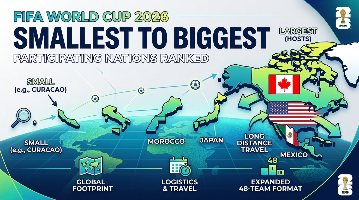 FIFA World Cup 2026: Smallest to Biggest Participating Nations Ranked ...