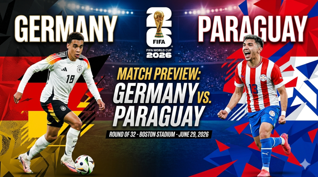 Germany vs Paraguay FIFA World Cup 2026: Schedule, Time, TV ...